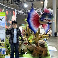 China Jurassic Park Life Sized Animatronic Dinosaur Model With Sounds And Movements for sale