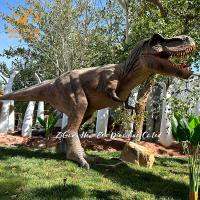 China Customized Size Lifelike Animatronic T Rex Dinosaur Model For Jurassic Themed Park for sale