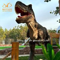 China Customized Size Lifelike Animatronic T Rex Dinosaur Model For Jurassic Themed Park for sale