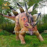 China Giant Lifesize Stegosaurus Dinosaur Model for Jurassic Themed Park and Museums for sale