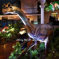 China Life Size Animatronic Dinosaur Steel Frame Silicone Rubber 3-50m for sale