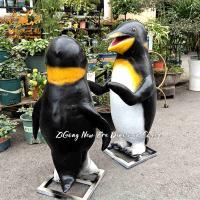 China Realistic Design Animatronic Animal Robot Animatronic Penguin For Children Entertainment Park for sale