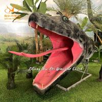 China Robot Weatherproof Design Animatronic Snake Model For Exhibition And Decoration for sale