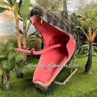 China Robot Weatherproof Design Animatronic Snake Model For Exhibition And Decoration for sale