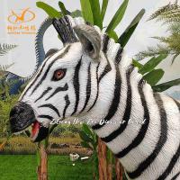 China Zoo Decoration Realistic Animatronic Animals Robotic Life Size Animatronic Zebra for sale