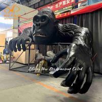 China Custom Colors Robotic Lifesize Animatronic Animal Chimpanzee For Themed Park for sale