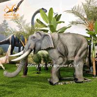 China Realistic Animal Simulations Animatronic Animals Elephants For Jurassic Park for sale
