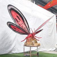 China Steel Frame Realistic Animatronic Insect Butterfly Simulation Model For Home Decoration for sale