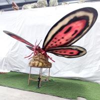 China Steel Frame Realistic Animatronic Insect Butterfly Simulation Model For Home Decoration for sale
