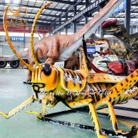 China Animated Giant Size Animatronic Insect Model Theme Park Animatronic Mantis for sale