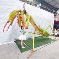 China Animated Giant Size Animatronic Insect Model Theme Park Animatronic Mantis for sale