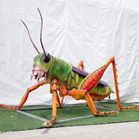 China Highly Realistic Animated Animatronic Mantis Artificial Insect For Amusement Park for sale