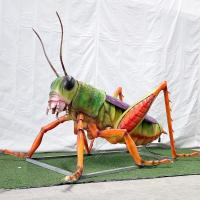China Highly Realistic Animated Animatronic Mantis Artificial Insect For Amusement Park for sale