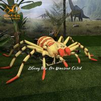 China Horrible Simulated Giant Animatronic Spider For Zoo Park And Educational Events for sale