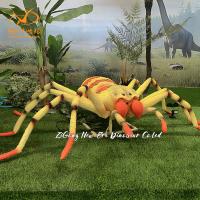 China Horrible Simulated Giant Animatronic Spider For Zoo Park And Educational Events for sale