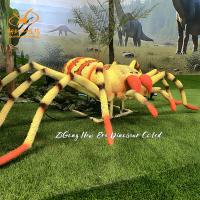 China Horrible Simulated Giant Animatronic Spider For Zoo Park And Educational Events for sale