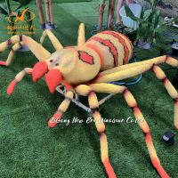 China Horrible Simulated Giant Animatronic Spider For Zoo Park And Educational Events for sale