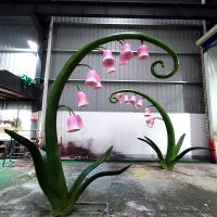 China Sunproof Amusement Park Animatronic Plant Realistic Plant Model For Decoration for sale