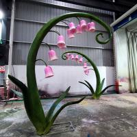 China Sunproof Amusement Park Animatronic Plant Realistic Plant Model For Decoration for sale