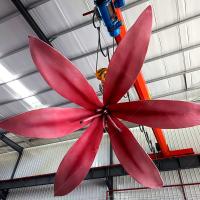 China Theme Park Animatronic Plant Flower Model Waterproof Anti Rust Customized Color for sale