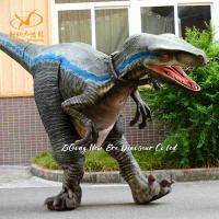 China Realistic Blue Dinosaur Costume for Adults Human Control 3-4m for sale