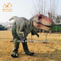 China Dino World Realistic Dinosaur Costume Hidden Legs Simulated Animatronic Dinosaur Suit for sale