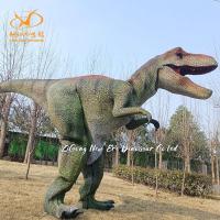 China Dino World Realistic Dinosaur Costume Hidden Legs Simulated Animatronic Dinosaur Suit for sale