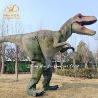 China Dino World Realistic Dinosaur Costume Hidden Legs Simulated Animatronic Dinosaur Suit for sale