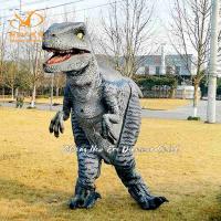 China Battery Powered Lifelike Dinosaur Costume Simulated Animatronic Dino Suits With Sounds for sale