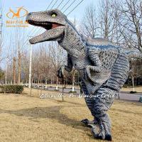 China Battery Powered Lifelike Dinosaur Costume Simulated Animatronic Dino Suits With Sounds for sale