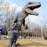 China Battery Powered Lifelike Dinosaur Costume Simulated Animatronic Dino Suits With Sounds for sale