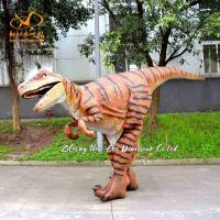 China 3-4m Animatronic Simulated Realistic Dinosaur Costume for Amusement Theme Park for sale
