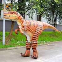 China 3-4m Animatronic Simulated Realistic Dinosaur Costume for Amusement Theme Park for sale