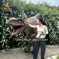 China Commercial Realistic Dinosaur Costume , Sound Effects Animatronic Dinosaur Suit 3m-4m for sale