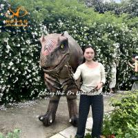 China Commercial Realistic Dinosaur Costume , Sound Effects Animatronic Dinosaur Suit 3m-4m for sale