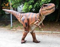 China Custom Color Real Looking Dinosaur Costume Animatronic Realistic Dinosaur Suit for sale