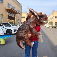 China Hand Control Electric Animatronic Baby Dinosaur Arm Puppet With Dinosaur Roaring for sale