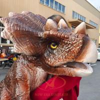China Hand Control Electric Animatronic Baby Dinosaur Arm Puppet With Dinosaur Roaring for sale