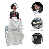 China 1m-2m Realistic Robotic Corpse Prop For Haunted Houses And Halloween for sale