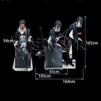 China Custom Halloween Zombie Props Animatronic Electric Chair With Infrared Sensor for sale