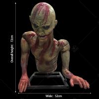 China Horrible Character Electric Ghost Halloween Haunted House Decorations With Flashing for sale