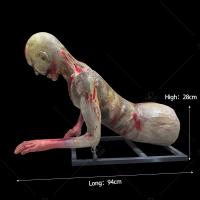China Horrible Character Electric Ghost Halloween Haunted House Decorations With Flashing for sale