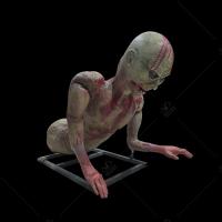 China Horrible Character Electric Ghost Halloween Haunted House Decorations With Flashing for sale