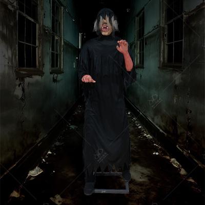 China Custom Design Electric Haunted House Doll With Horror Sound And Infrared Sensor for sale