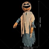China Custom Plastic Scary Decorations Props Halloween Skeleton Decoration For Haunted Mansion for sale