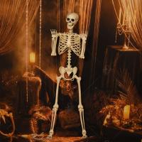 China Animatronic Halloween Ghost Skull Haunted House Prop Holiday Party Decorations for sale