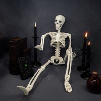 China Animatronic Halloween Ghost Skull Haunted House Prop Holiday Party Decorations for sale