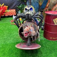 China Halloween Celebration Animatronic Haunted House Spider Prop Color Painting Customizable for sale