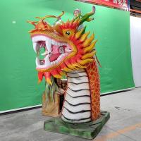 China Realistic Custom Animatronic Model Chinese Dragon Ride Interactive Design for sale