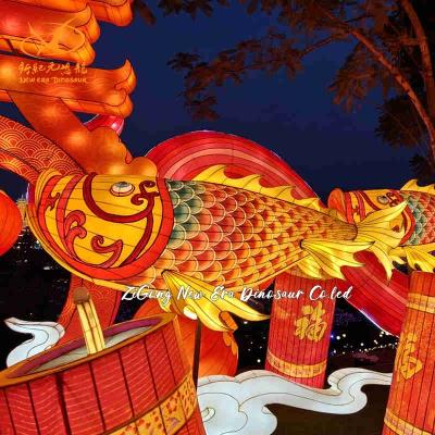 China Waterproof Outdoor Park Lantern Art Holiday Decoration With Infrared Sensor Control for sale